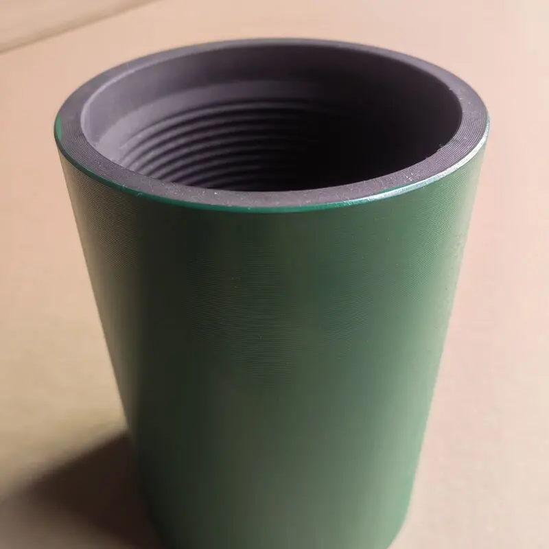 API 5CT N80 Pipe Coupling, Carbon Steel, 3-1/2 IN, EUE Ends - Landee