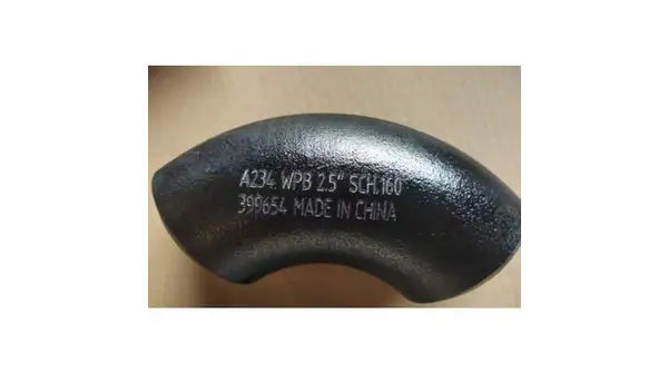 ASTM A234 WPB 90 Degree Elbow, ASME B16.9, 2-1/2 Inch, SCH 160 | Landee