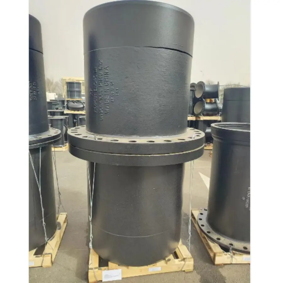 EN 545 K12 Flanged Socket Pipe, DN900, PN40, Ductile Iron - Landee