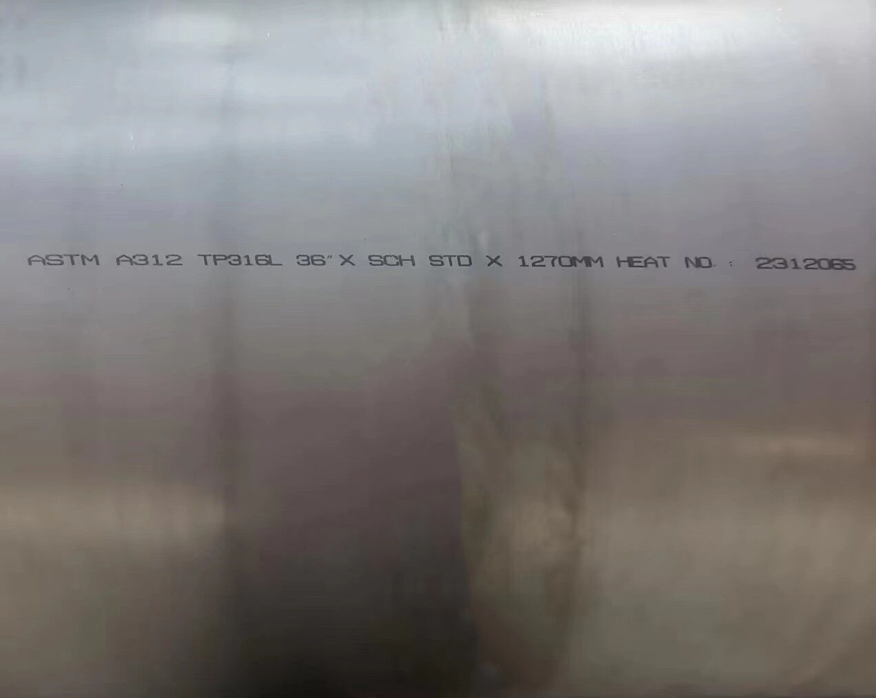 ASTM A312 TP316L Welded Pipe, 36 Inch, SCH STD, 50 Inch Long | Landee