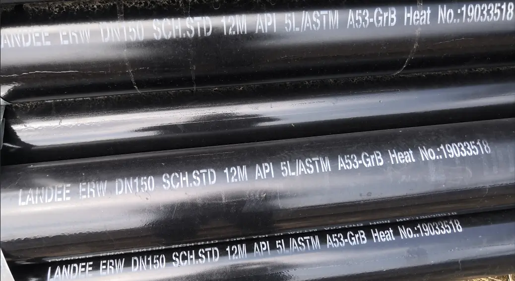 ERW Steel Pipe, API 5L X42-X70, ASTM A53 GR. B - Landee