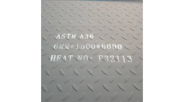 Carbon Steel Checkered Plates, ASTM A36, 6 Meters | Landee