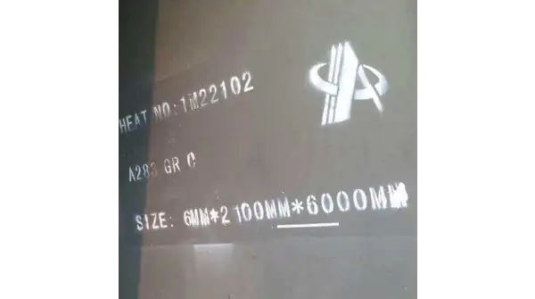 Carbon Steel ASTM A283 Grade C Plate, 6000 * 21000 * 6 mm | Landee