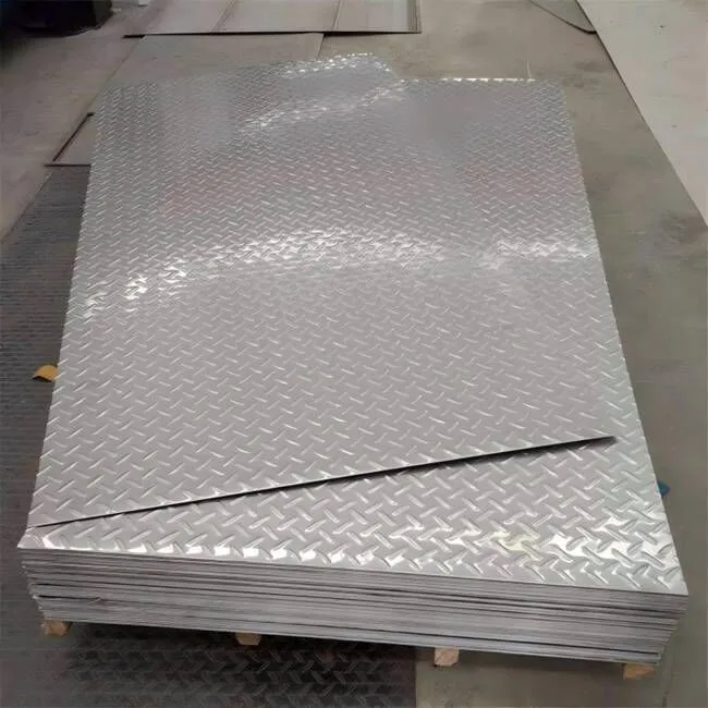ASTM A283 Grade C Checkered Steel Plate, 8 * 1500 * 3000 MM - Landee