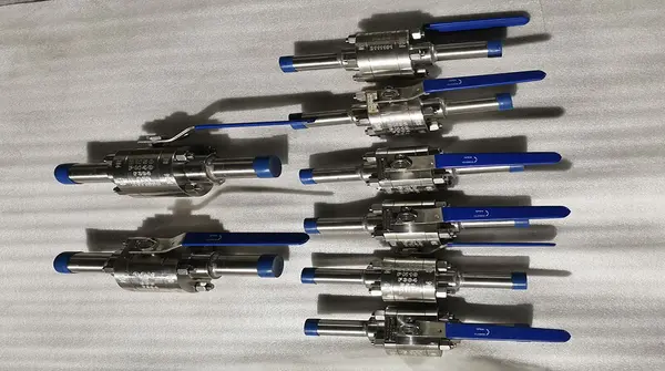 Long Nipple Ball Valve, ASTM A182 F316, 1-1/2 Inch, 1000 PSI | Landee