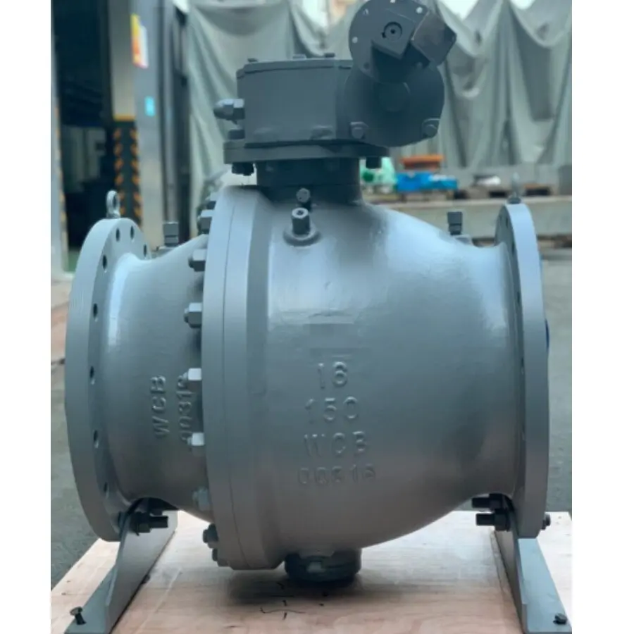 API 6D Side Entry Trunnion Ball Valve, 18 Inch, 150 LB, RF - Landee