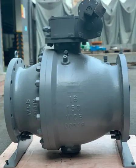 API 6D Side Entry Trunnion Ball Valve, 18 Inch, 150 LB, RF - Landee