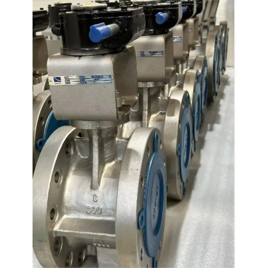 ASTM A995 5A Eccentric Disc Triple Offset Butterfly Valve - Landee