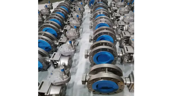 ASTM A995 5A Eccentric Disc Triple Offset Butterfly Valve | Landee