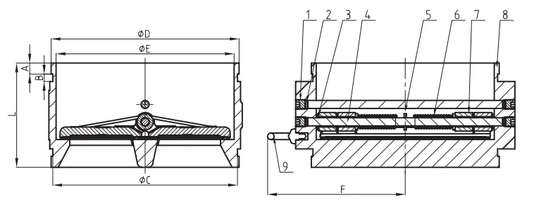 Grooved Double Door Check Valve, ASTM A536 65-45-12, 8-14 IN - Landee