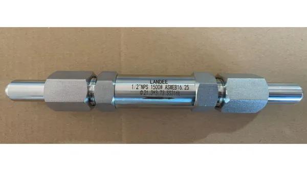 ASTM A182 F316L Piston Check Valve, 1/2 Inch, CL1500 LB, BW | Landee