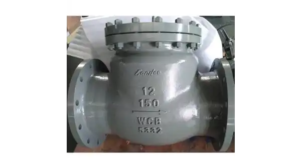 ASTM A216 WCB Swing Check Valve, 12 Inch, 300 LB, API 6D | Landee