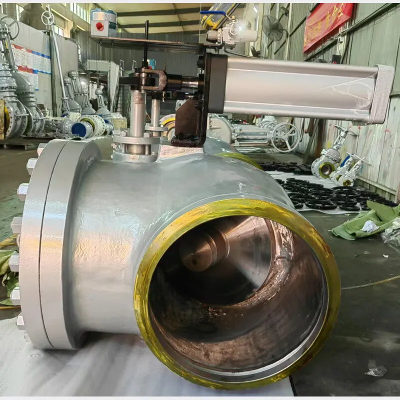 Pneumatic Swing Check Valve, ASTM A216 WCB, DN500, PN40, BW - Landee