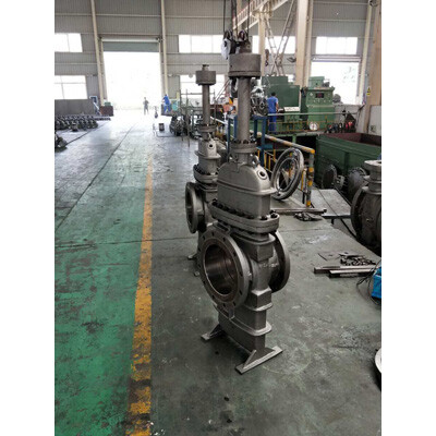 A216 WCB Through Conduit Slab Gate Valve, 16IN, CL150, RF - Landee