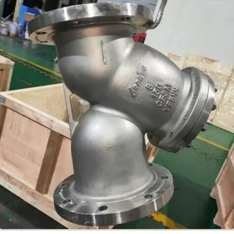 ASTM A351 CF3M Y Strainer, 8 Inch, 150 LB, RF - Landee