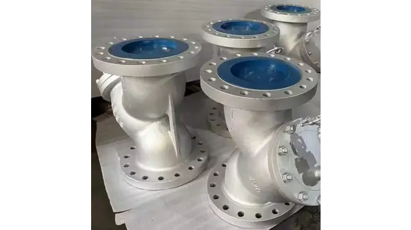 ASTM A216 WCB Y Strainer, 10 Inch, 300 LB, ASME B16.34, RF | Landee