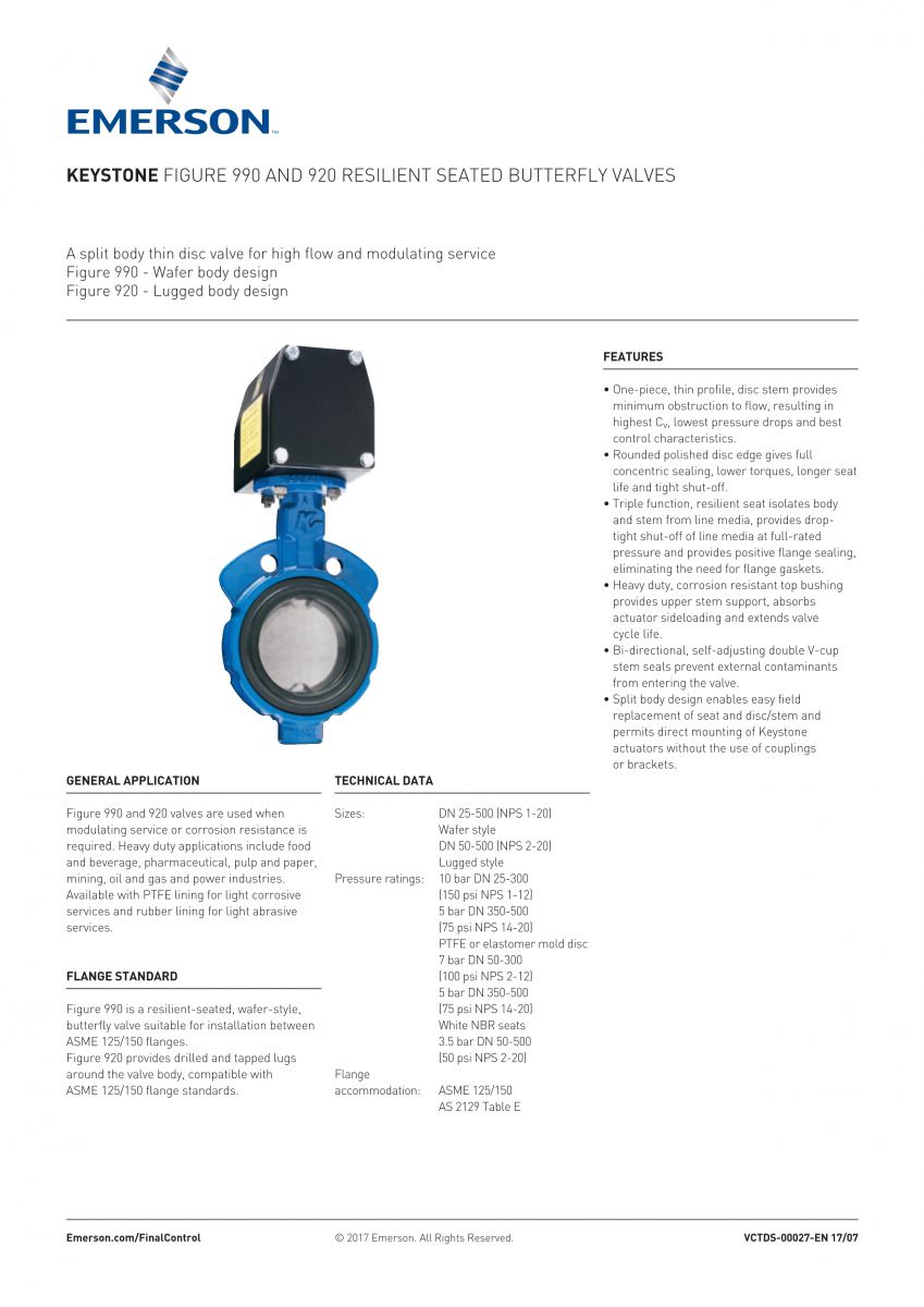Keystone Butterfly Valve F990 Type | JONLOO - Jonloo Valve Company