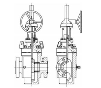 The structural design of forged slab gate valves without welding seams ...